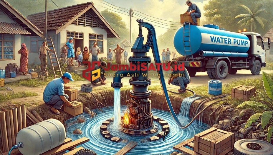 Pompa dan Panel Terbakar, Layanan PDAM Tirta Sakti di Hiang-Tanjung ...