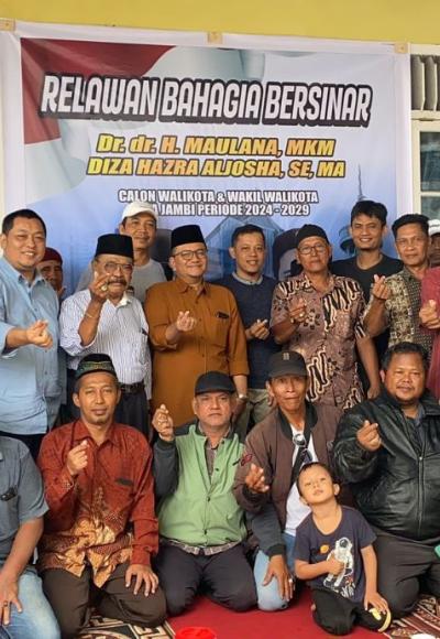 Dr. dr. H. Maulana MKM Resmikan Posko Pemenangan Relawan Bahagia Bersinar di Tehok | Suaro Asli ...